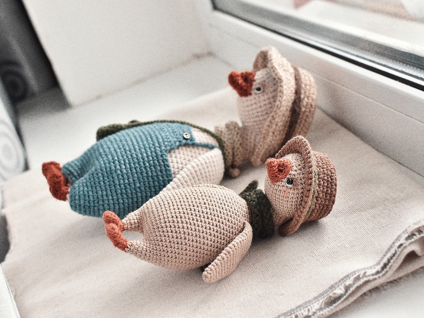 Goose crochet pattern 8 in. Amigurumi goose pattern. Vintage | Etsy