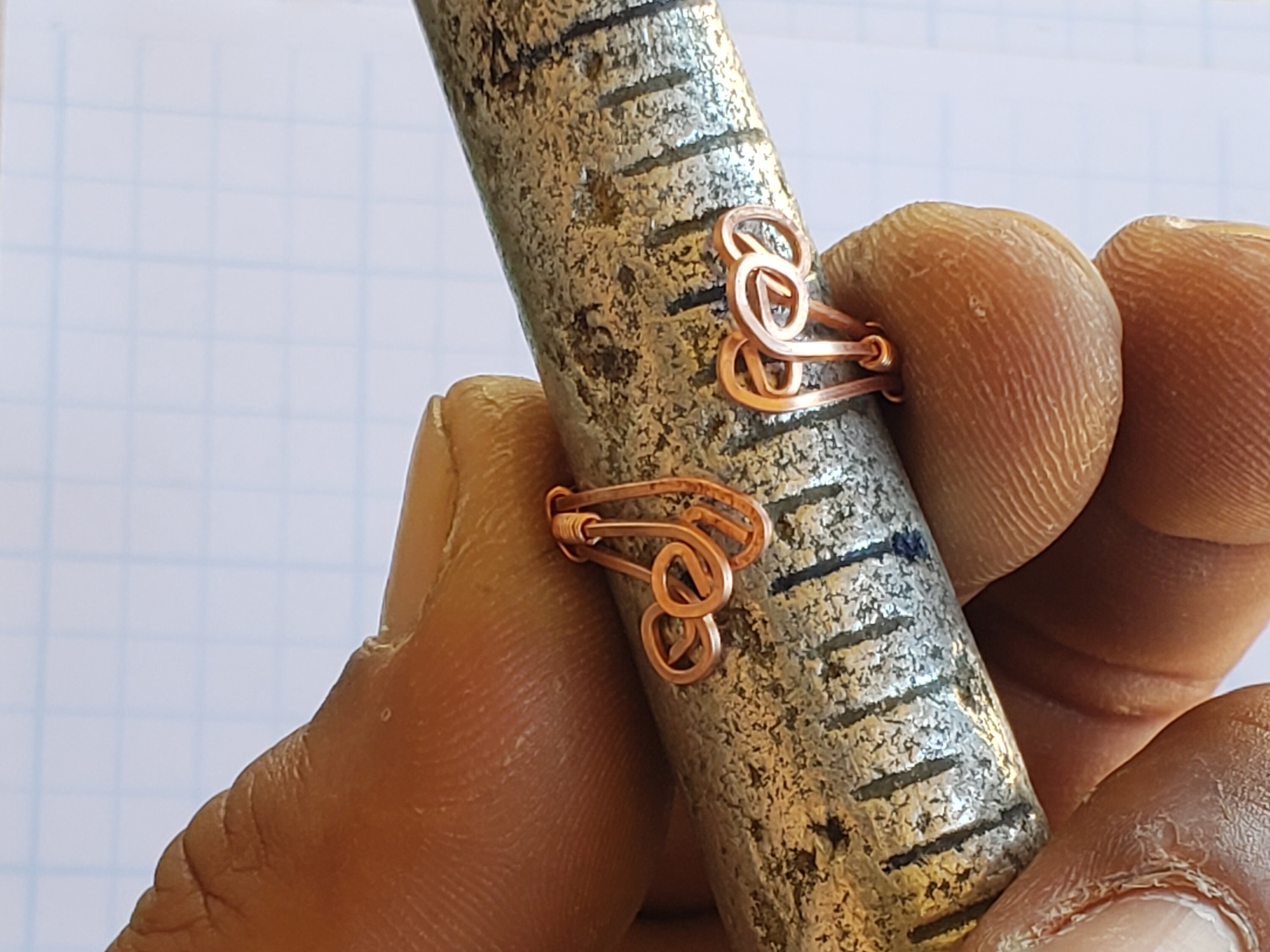 Adjustable Copper Ring Tutorial - Etsy