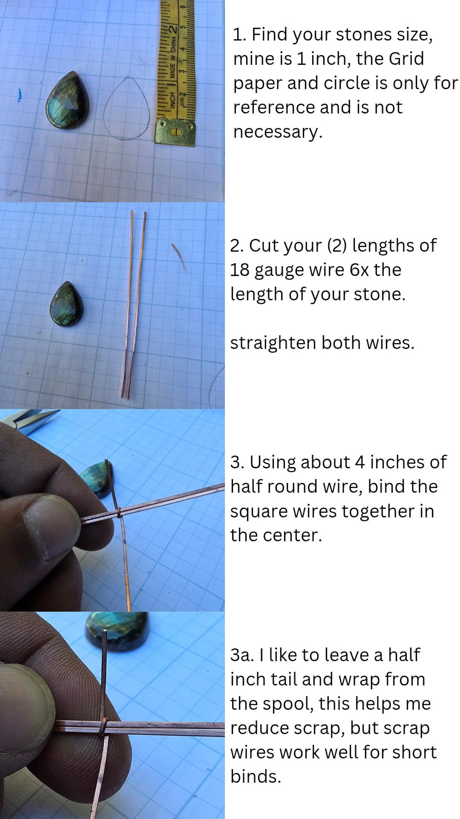 Wire Art Tutorial | Hidden Bail Pendant | Easy to Follow Instructions ...