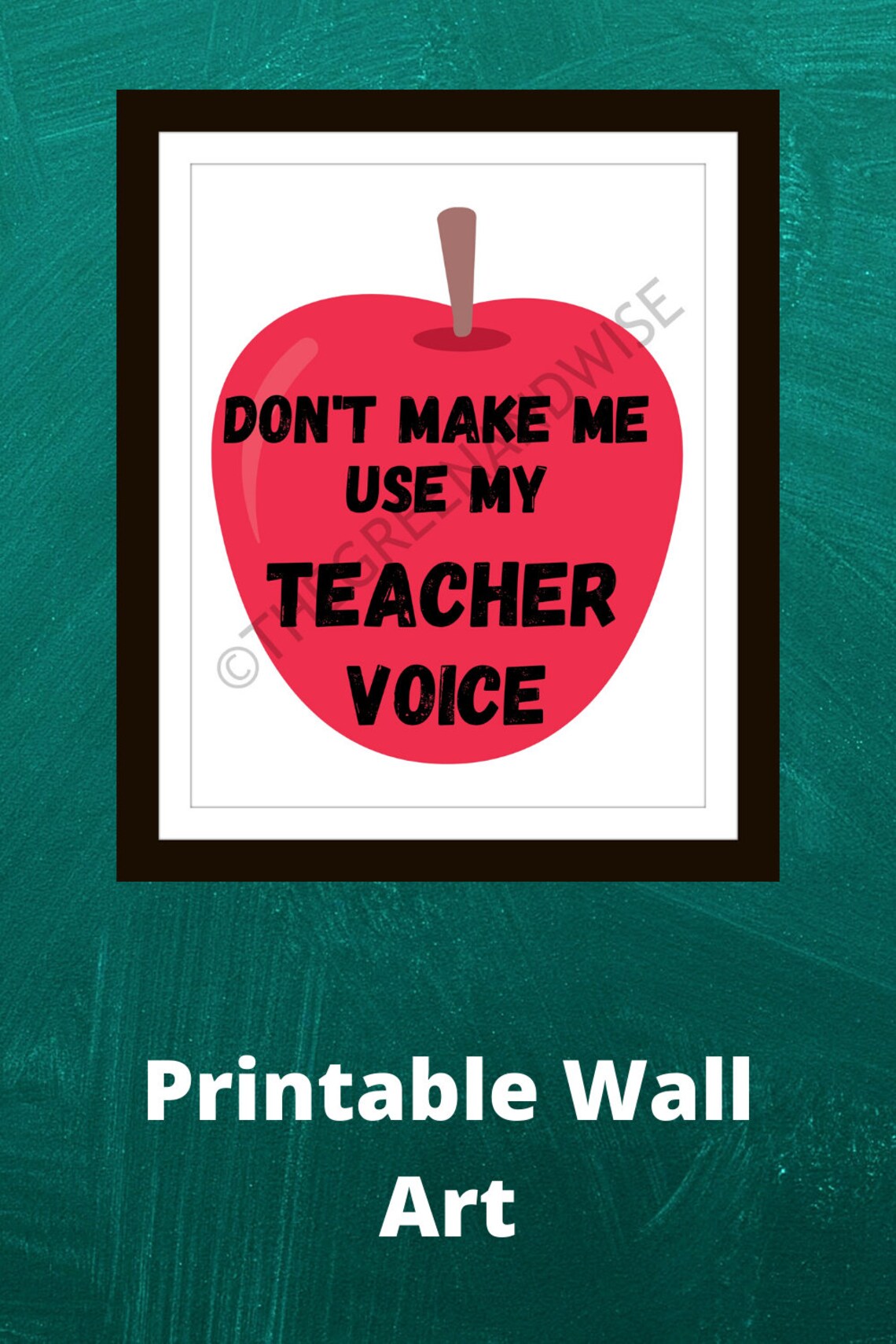 Teacher Wall Art Printable Digital Download - Etsy