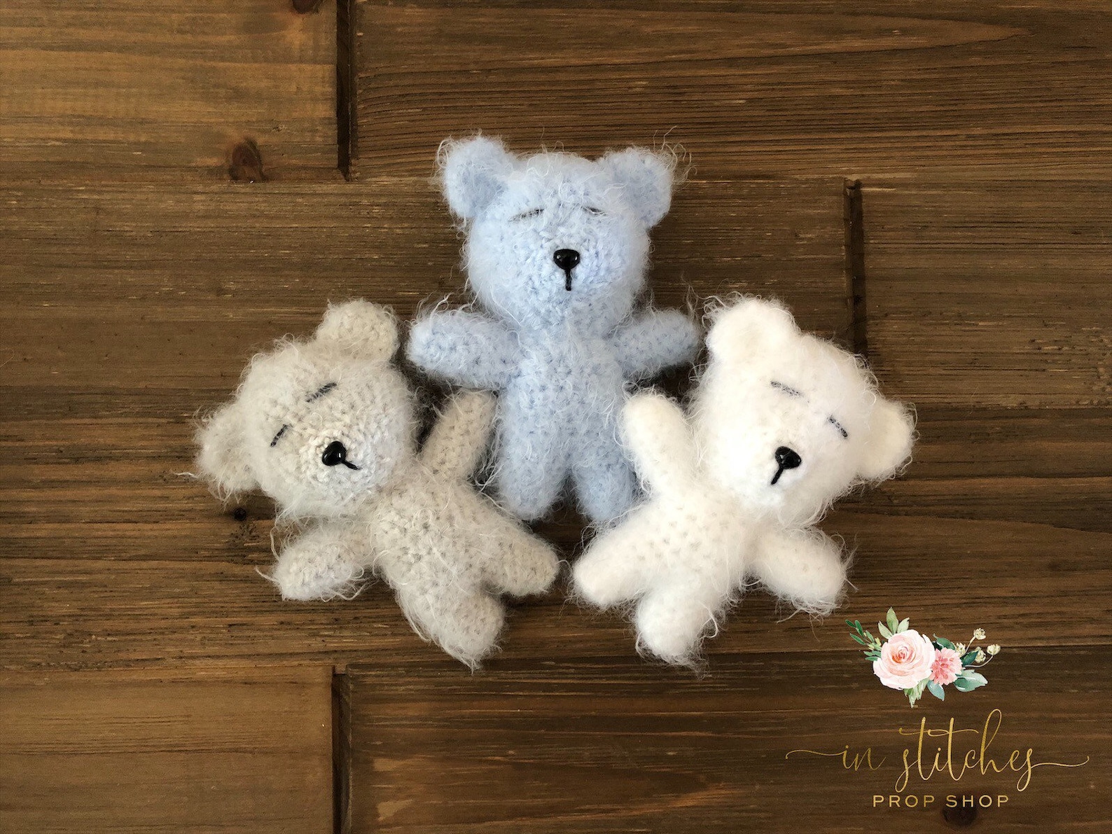 Tiny Teddies Small Fuzzy Teddy Bear Photo Prop in Multiple - Etsy