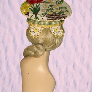 Gingham and Gardens Fashion Hat - Etsy