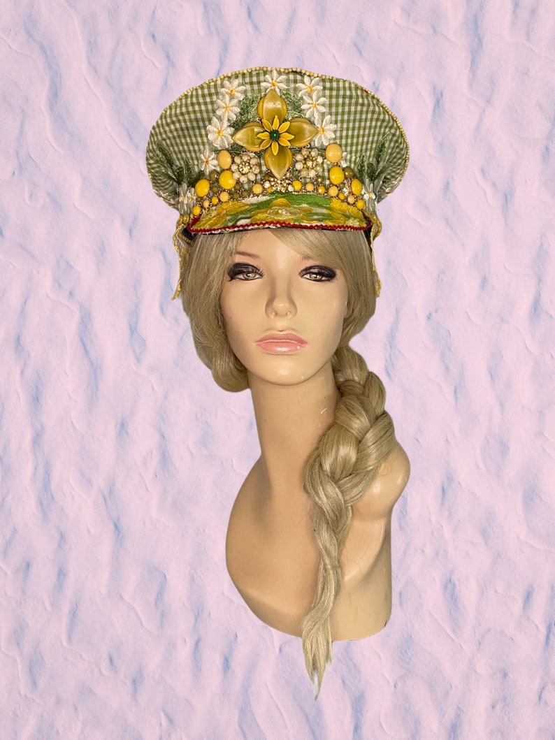 Gingham and Gardens Fashion Hat - Etsy