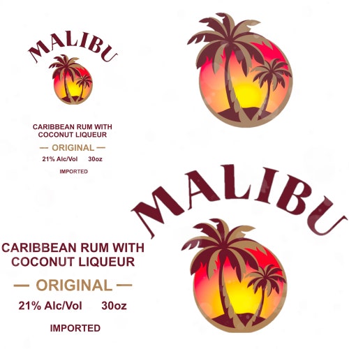 Drink Label PNG Digital Download | Etsy Canada