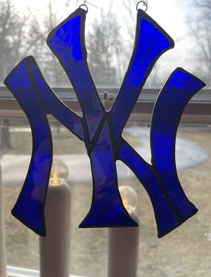 Yankees Glass - Etsy