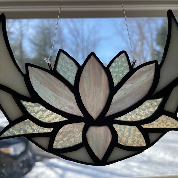 Stained Glass Lotus - Etsy