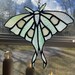 Luna Moth in Stained Glass, Glass Art, Glass Luna Moth, Gifts ...