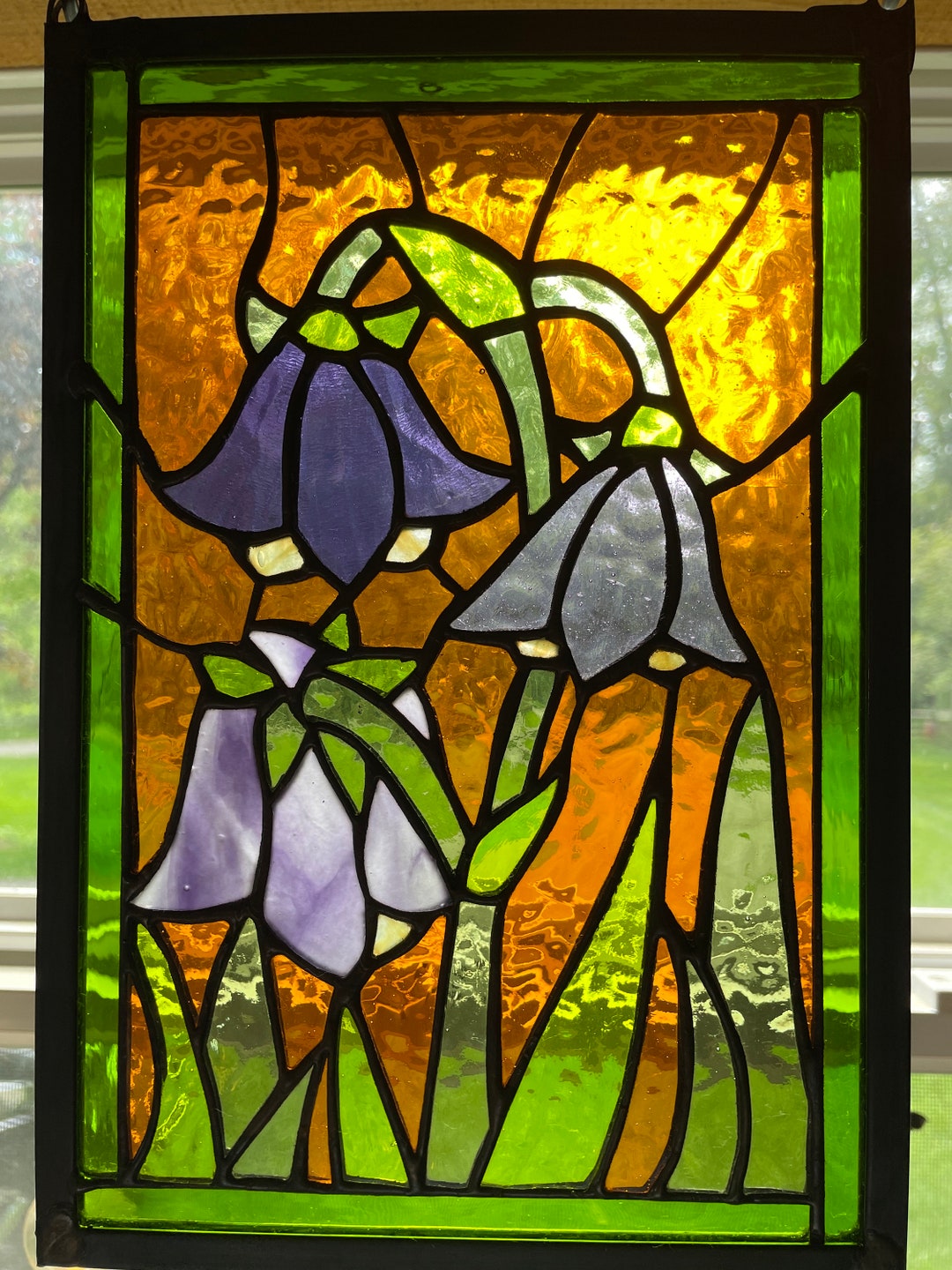 Flower in Stained Glass, Stained Glass Flower, Gifts, Glass, Flower ...