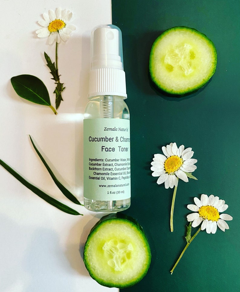 Cucumber Face Toner | Skin Clarifying | Pores Cleansing - Etsy