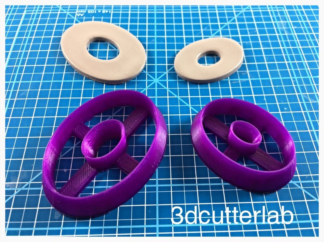 Set of Oval Cutters With Double Cutting Edge - Etsy