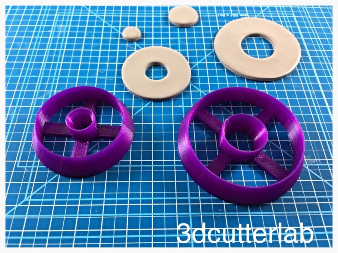 Set of Double-edged Round Cutters for Polymer Clay - Etsy