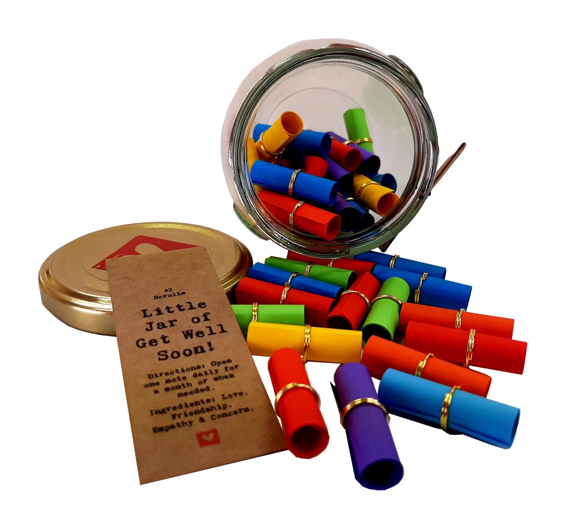 Little Jar of Get Well Soon Thoughtful Gift Unique Present - Etsy UK