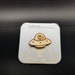 UFO Lapel Pin, UFO Wooden Pin Badge - Etsy