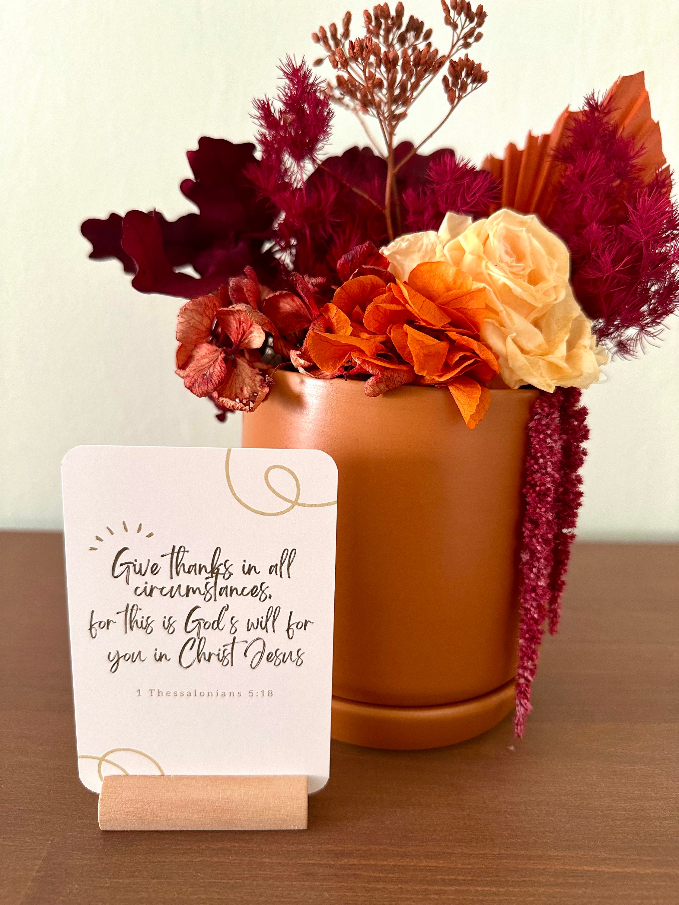 Encouraging Bible Verse Cards With Card Holder Scripture Verse Print ...