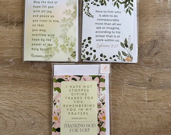 Scripture Thank You Card - Etsy