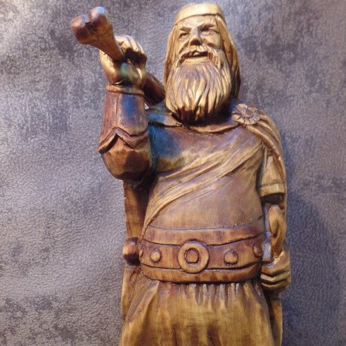 Dagda the Statue of Dagda Celtic God | Etsy