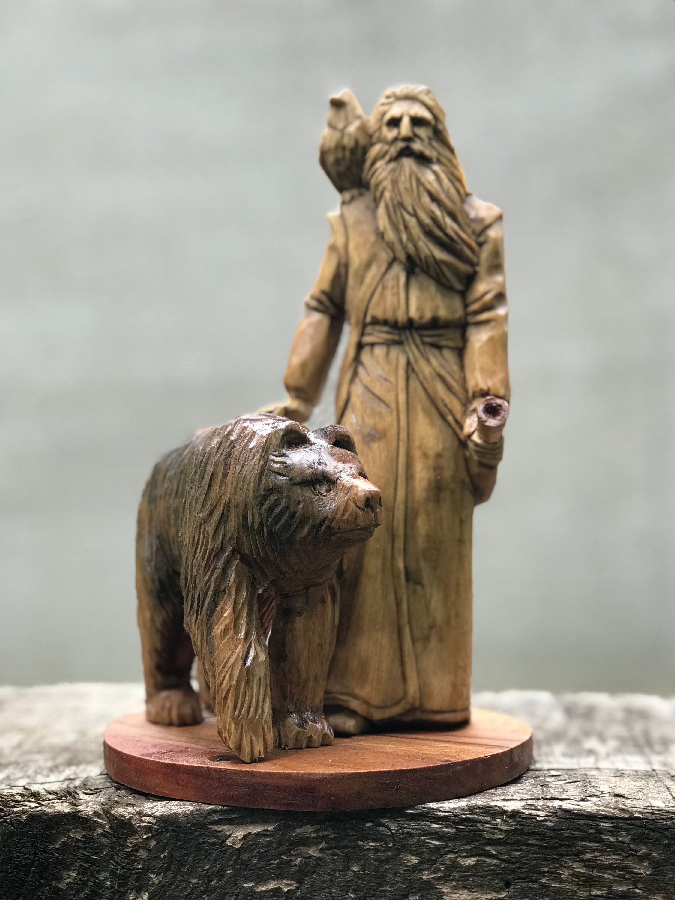 Veles the statue of Veles Slavic God Pagan God | Etsy