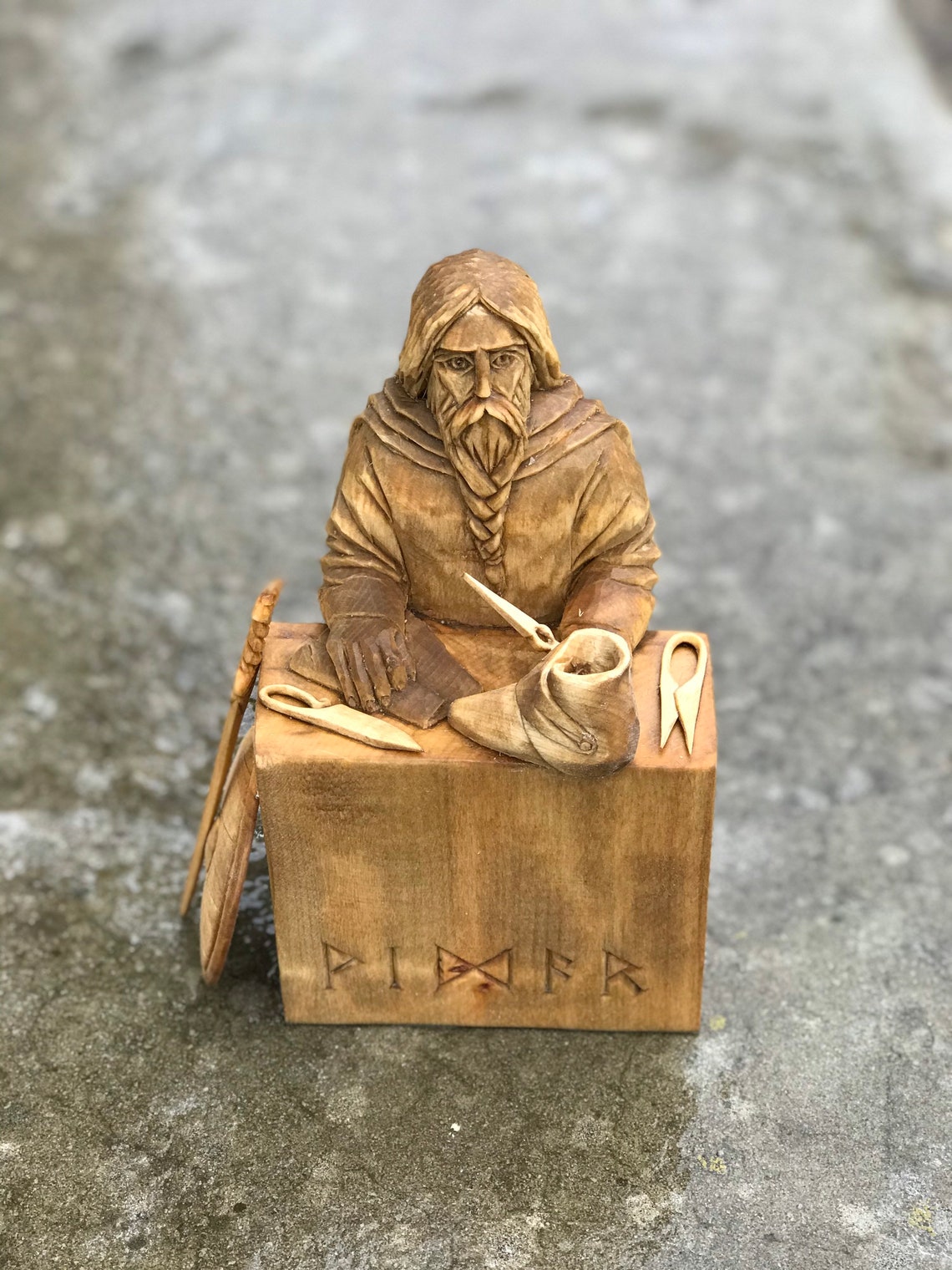 Vidar the Statue of Vidar Nordic God Scandinavian God - Etsy