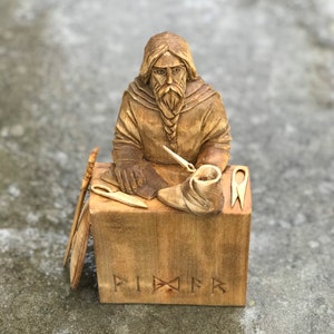 Vidar, the Statue of Vidar, Nordic God, Scandinavian God Vidar, Asatru ...