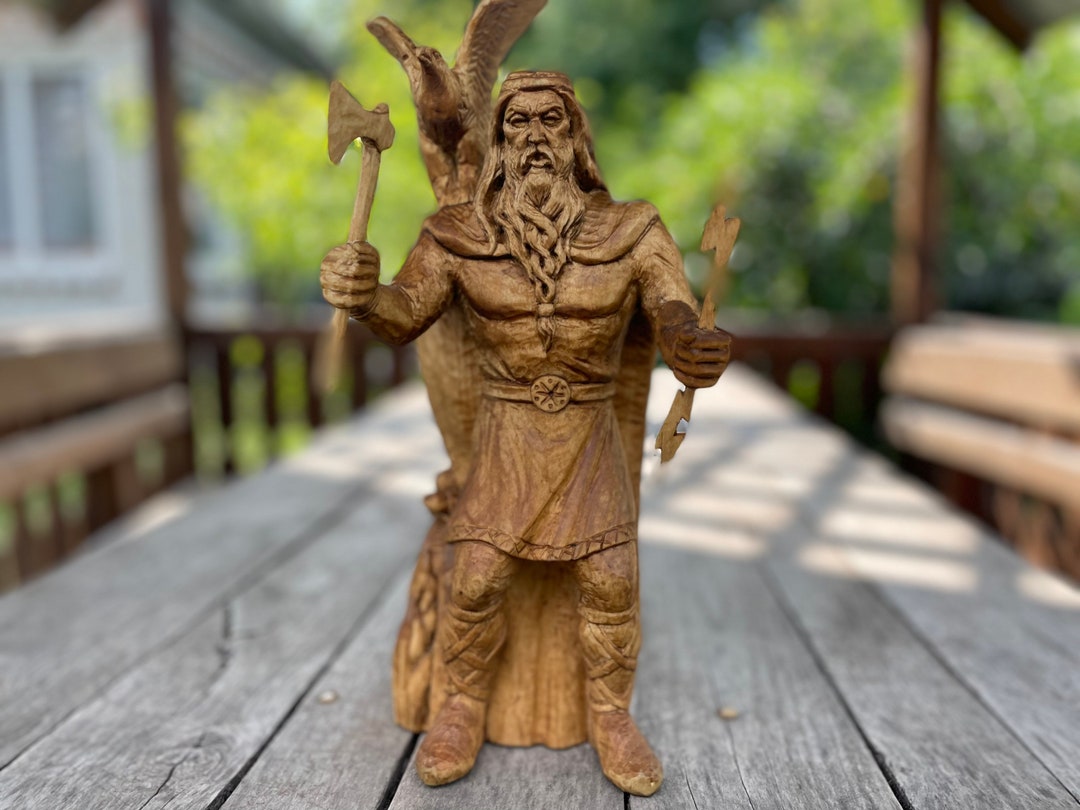 Perun, the Statue of Perun, Slavic God - Etsy