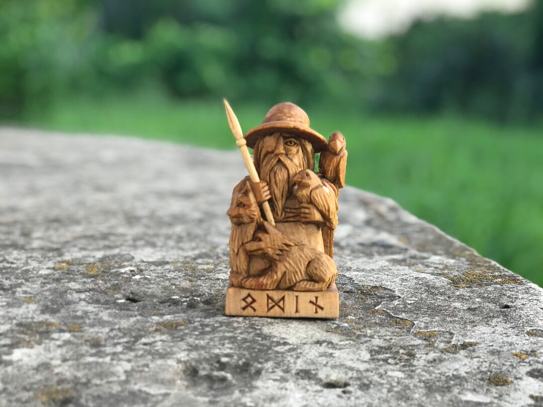 Odin the Statue of Odin Nordic Gods Odin Statue - Etsy