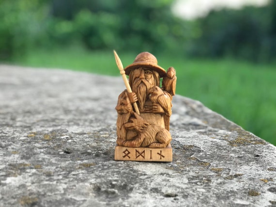 Odin the Statue of Odin Nordic Gods Odin Statue - Etsy