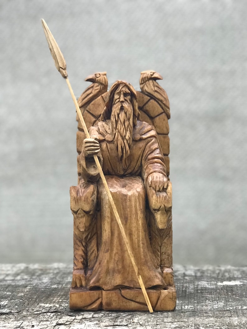 Odin, the Statue of Odin, Scandinavian God Odin, Asatru - Etsy