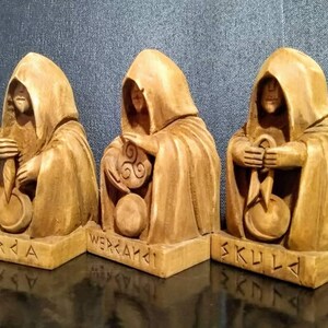 Norns, Urda, Verdandi, Skuld, the Nornir, Nordic Gods, Heathen Gods ...
