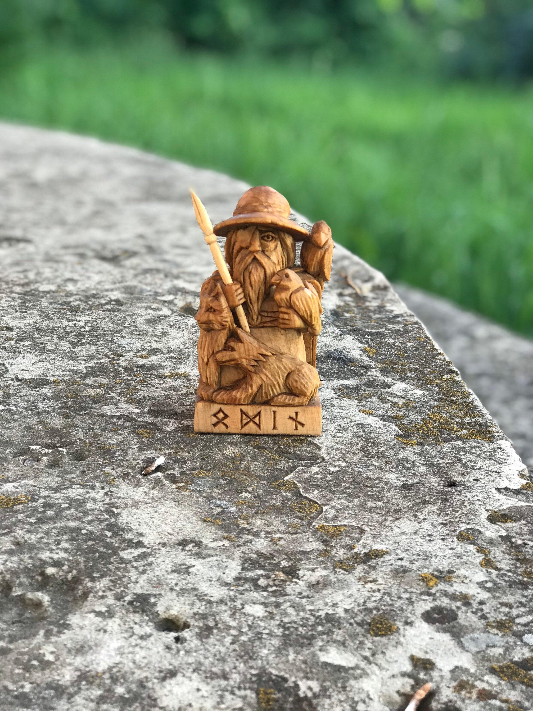 Odin the statue of Odin Nordic Gods Odin statue | Etsy