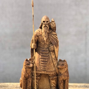 Odin, the Statue of Odin, Nordic God, Scandinavian God Odin, Asatru - Etsy