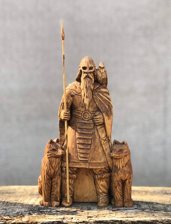 Odin the Statue of Odin Nordic God Scandinavian God Odin | Etsy