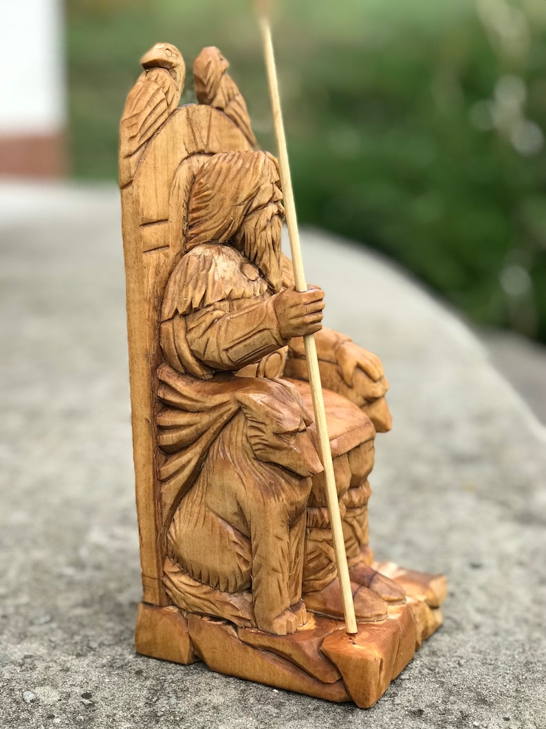 Odin the Statue of Odin Scandinavian God Odin Asatru - Etsy