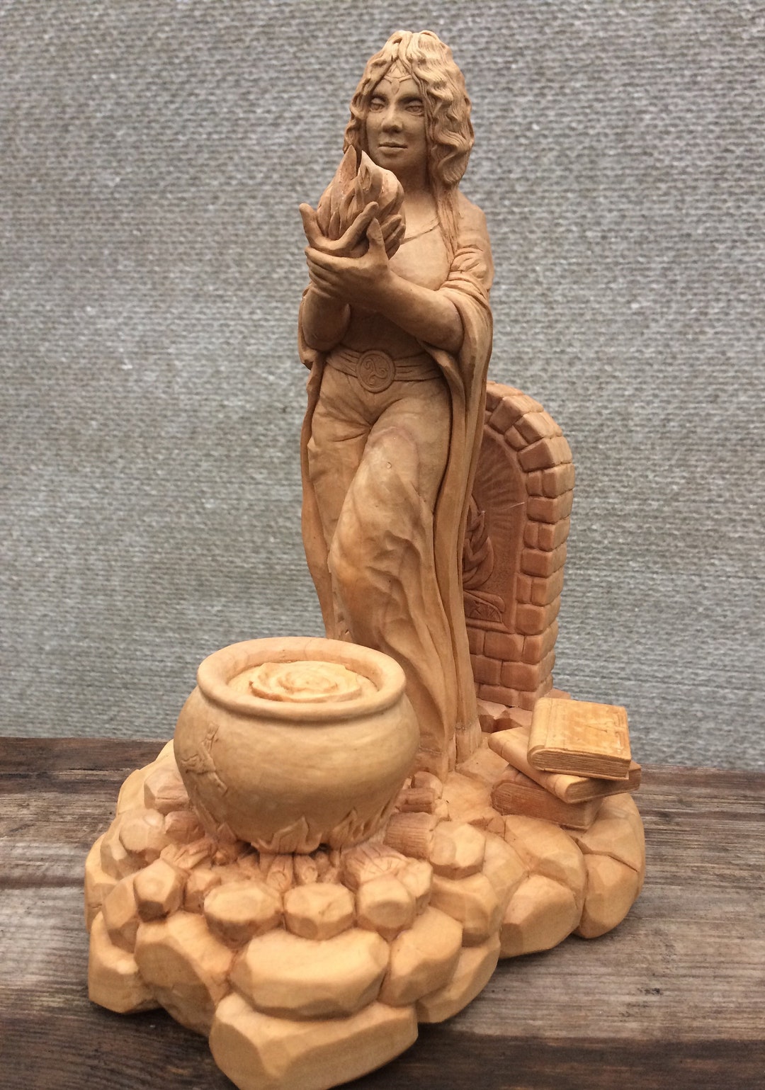 Brigid, the Statue of Brigid,goddess, Heathen Goddess - Etsy