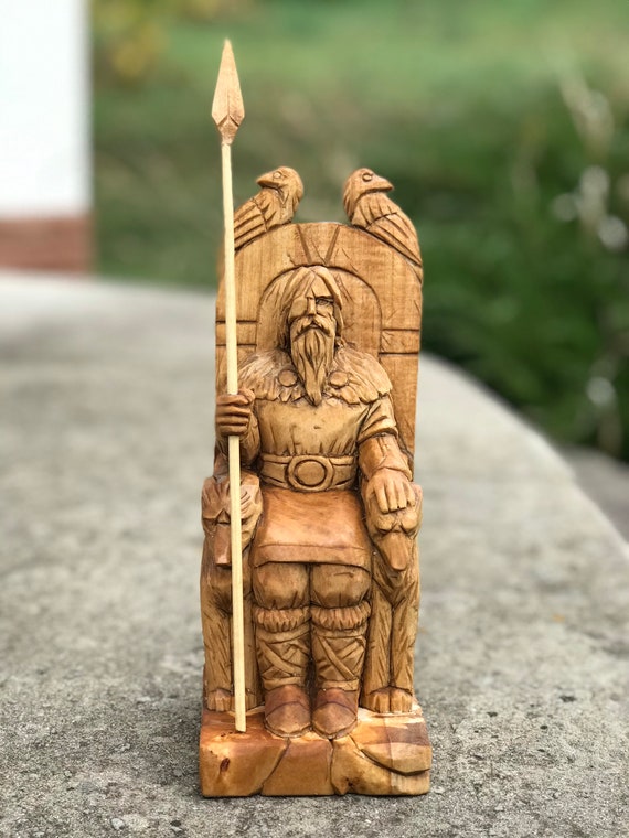 Odin the Statue of Odin Scandinavian God Odin Asatru | Etsy