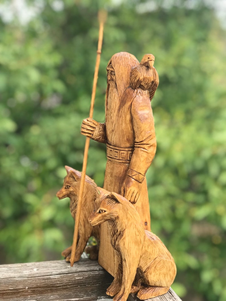 Odin the Statue of Odin Nordic God Scandinavian God Odin | Etsy