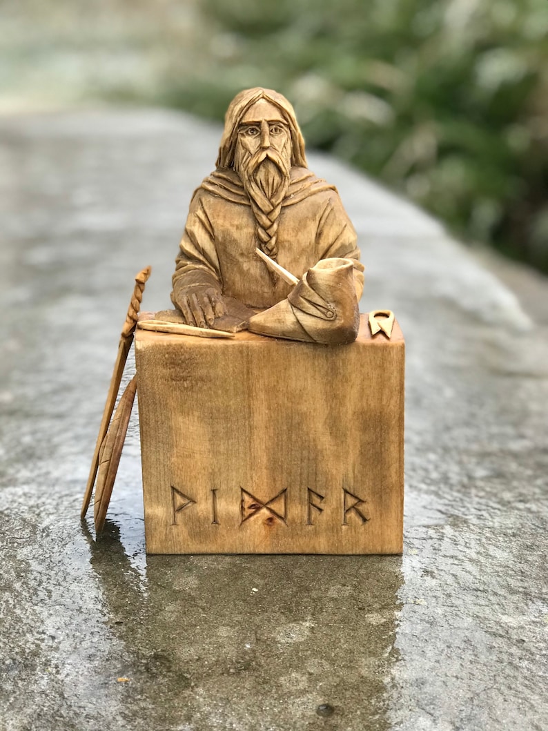 Vidar the Statue of Vidar Nordic God Scandinavian God - Etsy
