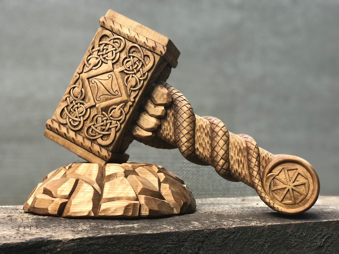 Thor's Hammer Thor Hammer Nordic God Asatru - Etsy