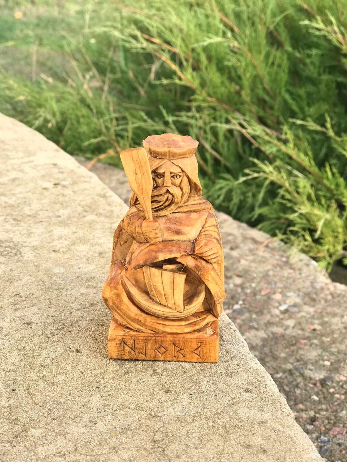 Njord the Statue of Njord Nordic God - Etsy