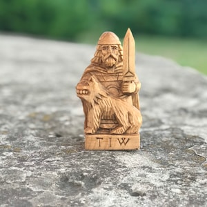 Tiw, the Statue of Tyr, Nordic Gods - Etsy