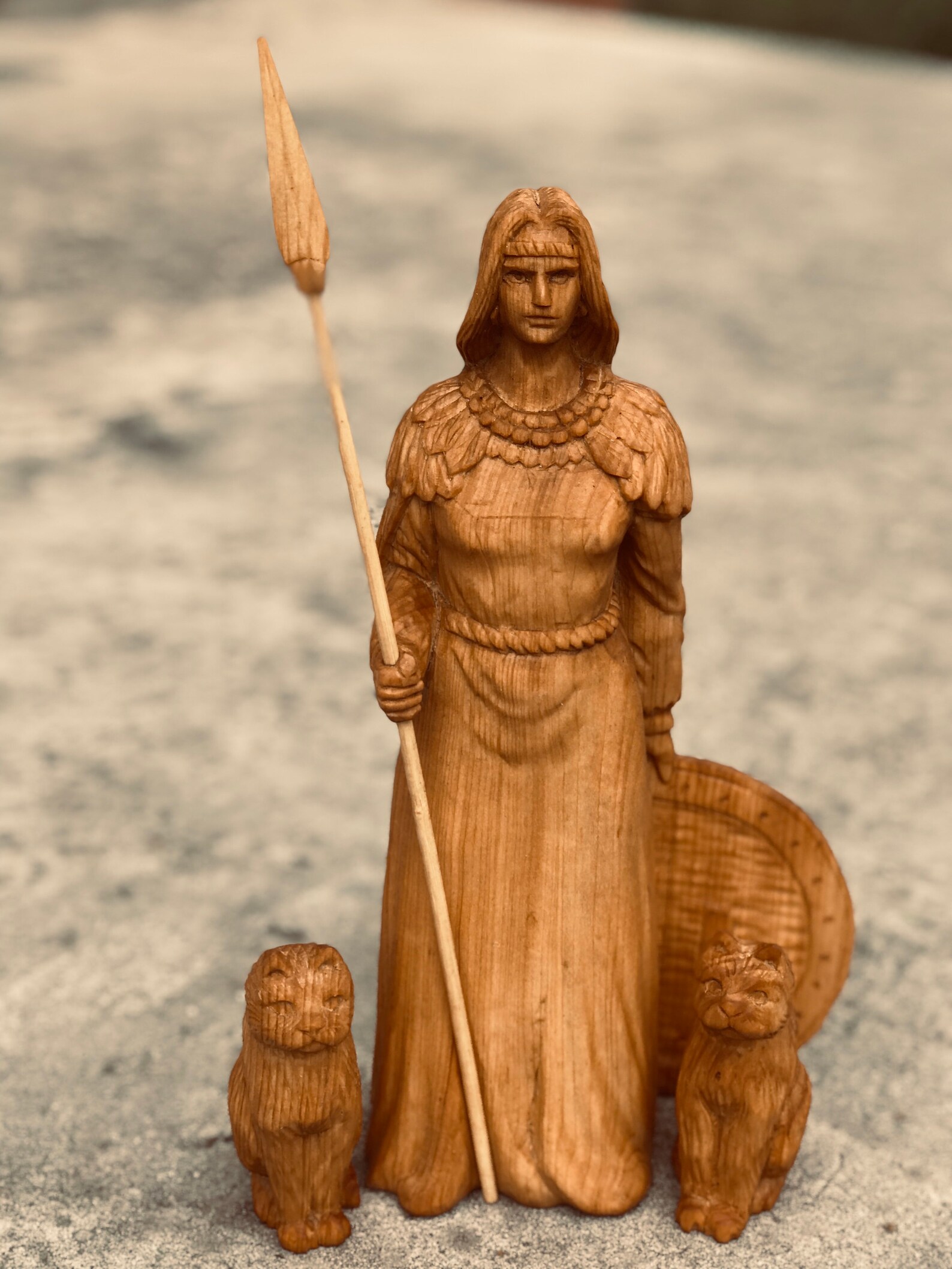 Freya the Statue of Freya Nordic Goddesse Scandinavian God - Etsy