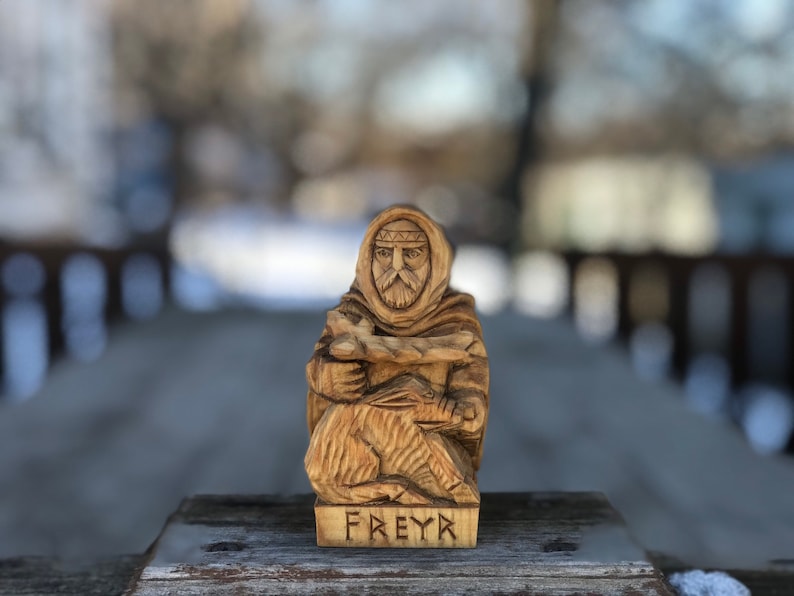 Freyr the Statue of Freyr Nordic Gods - Etsy