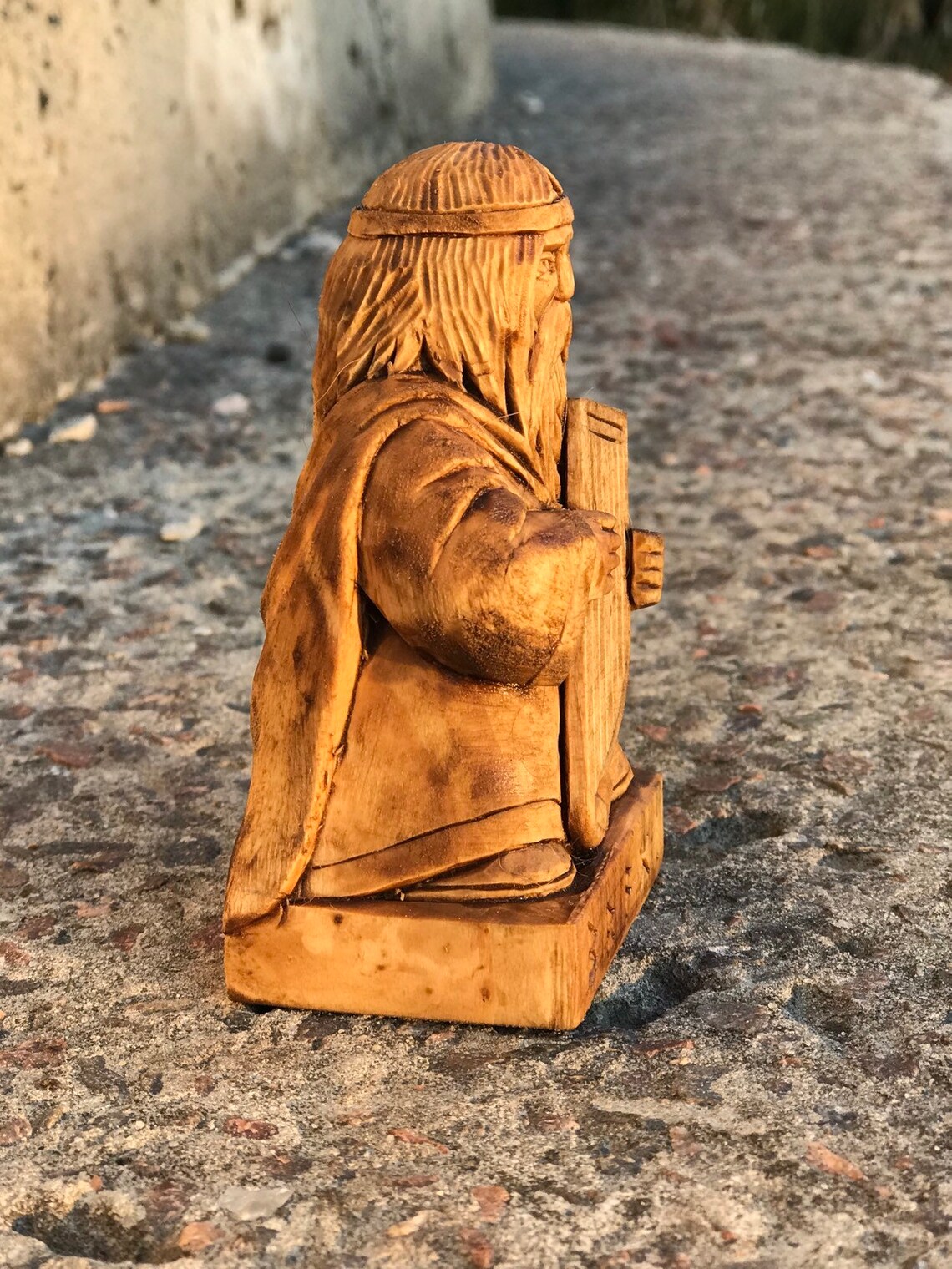 Bragi the Statue of Bragi Nordic God - Etsy