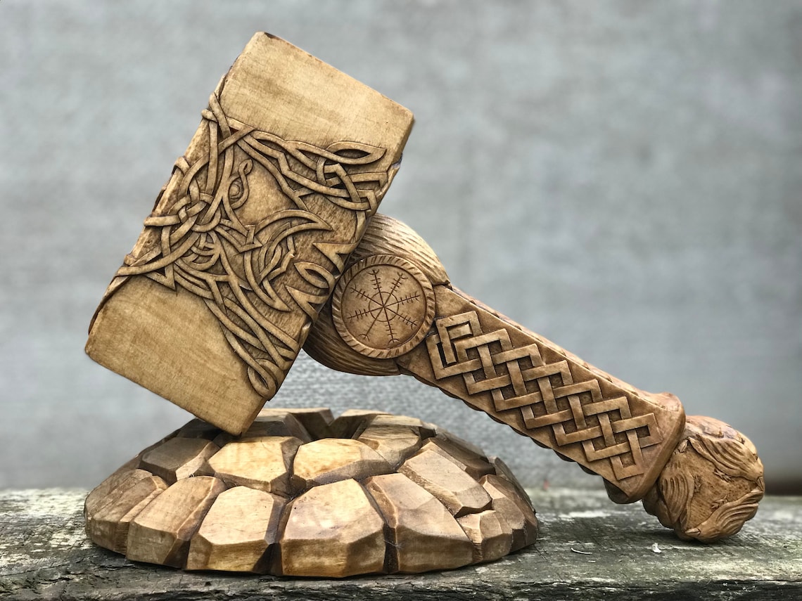 Thor's Hammer Thor Hammer Odin | Etsy