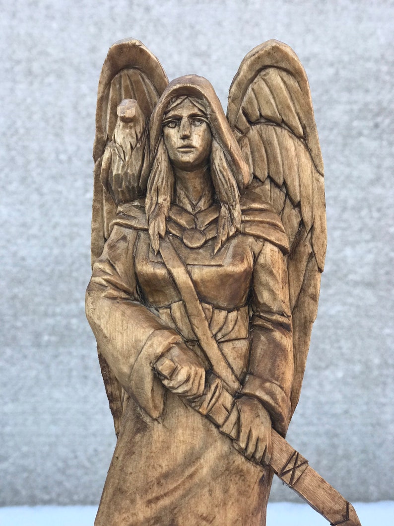 Morrigan, the Statue of Morrigan, Nordic God, Scandinavian God, Asatru ...