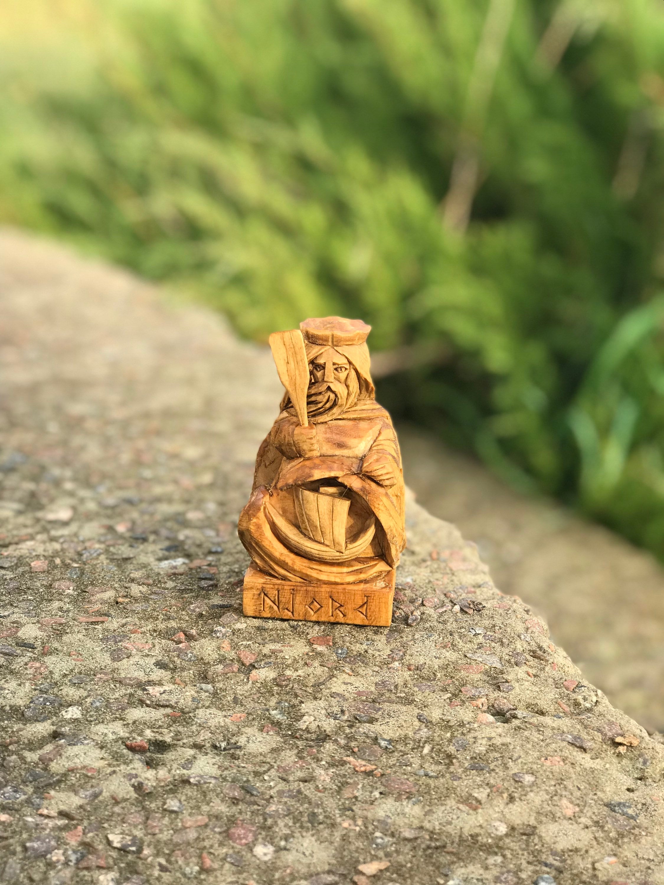 Njord the Statue of Njord Nordic God - Etsy