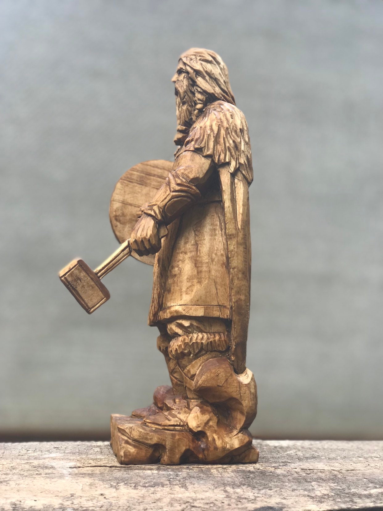 Thor Thor Statue Nordic God Scandinavian God Asatru - Etsy