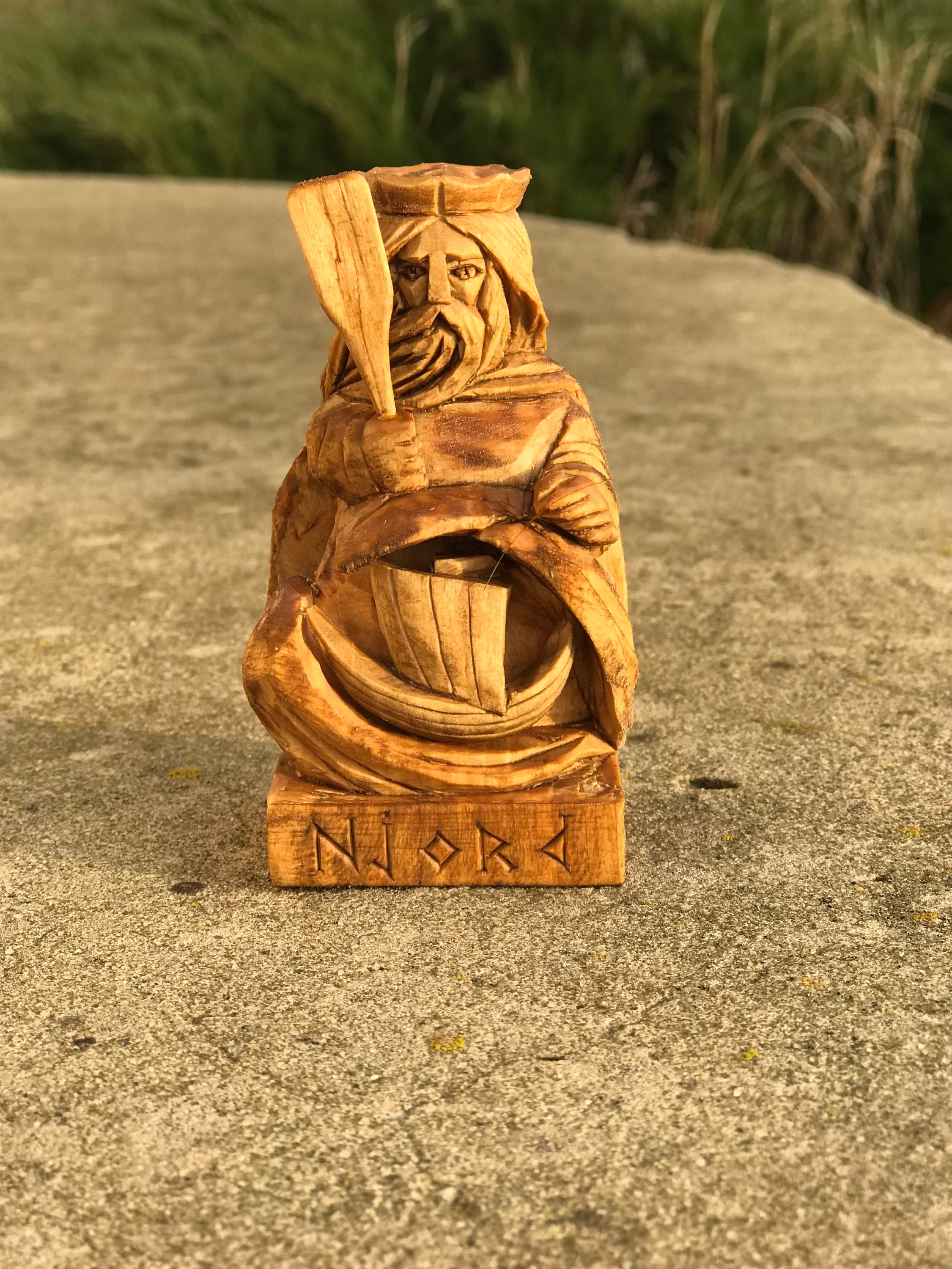 Njord the Statue of Njord Nordic God | Etsy