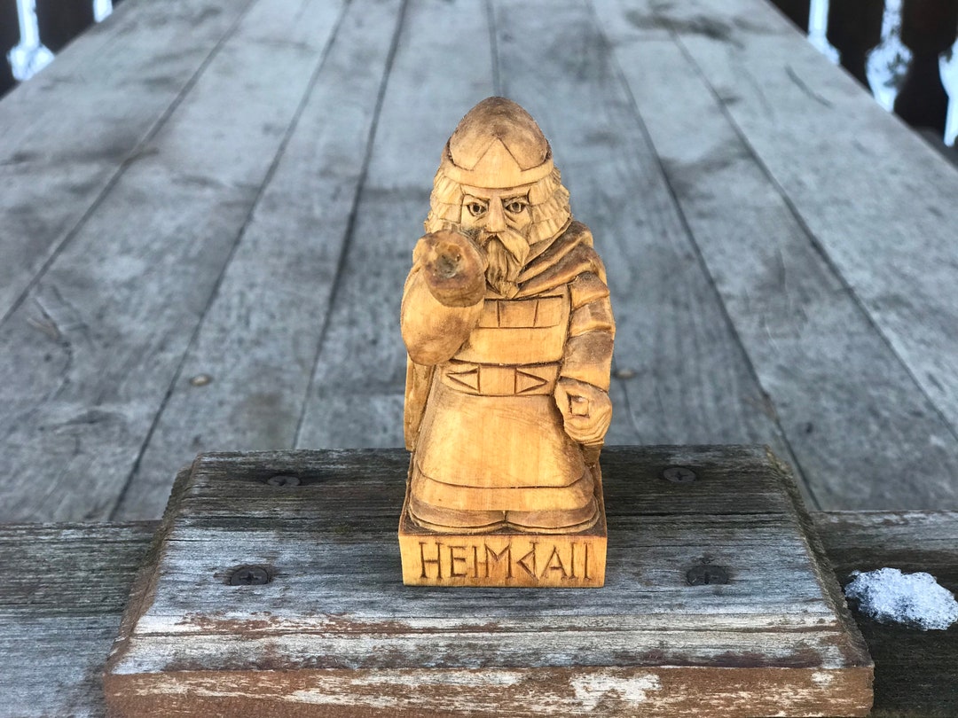 Heimdall, the Statue of Heimdall, Nordic Gods - Etsy