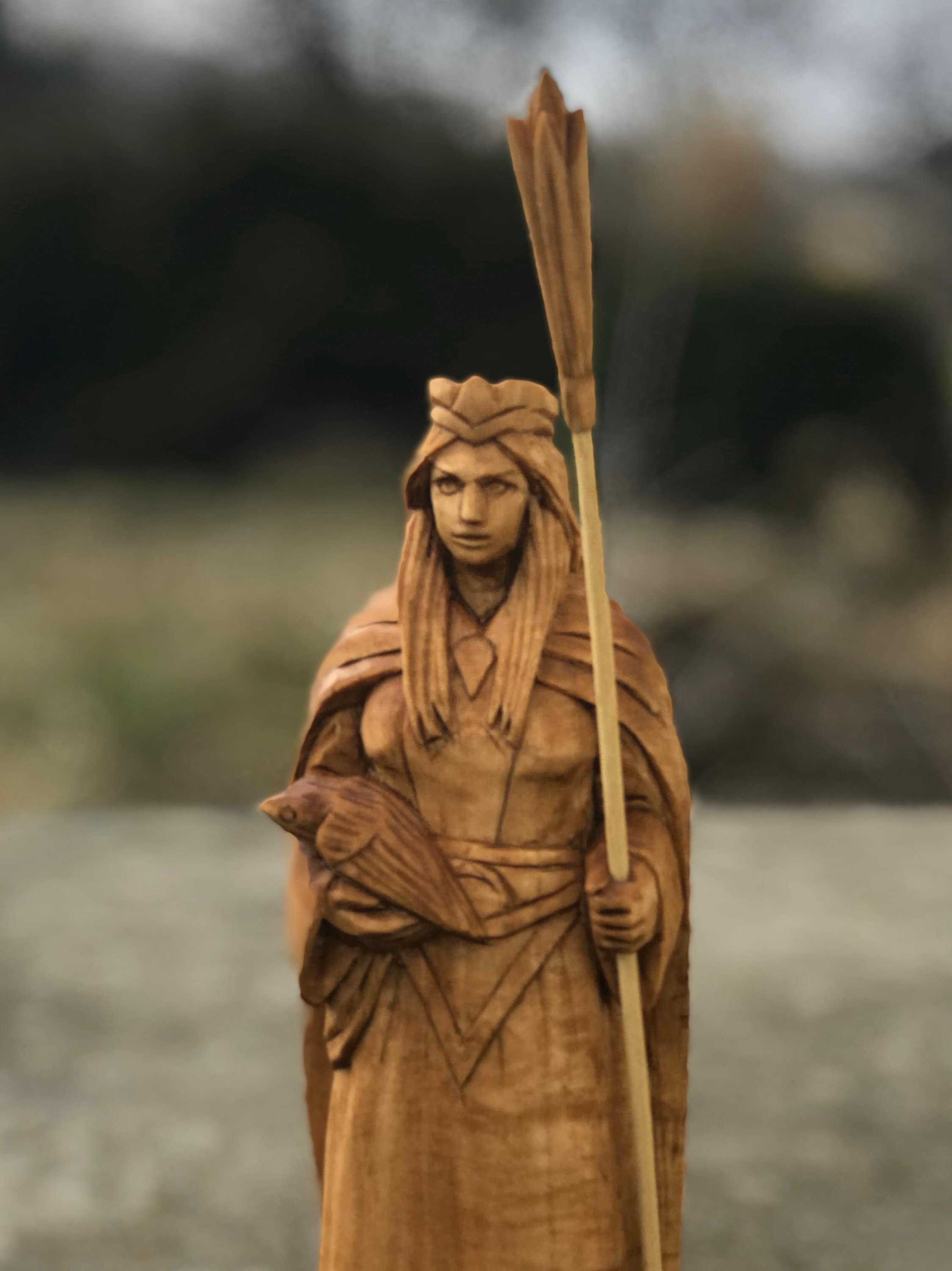 Eir the statue of Eir Nordic Goddess Scandinavian God Odin | Etsy