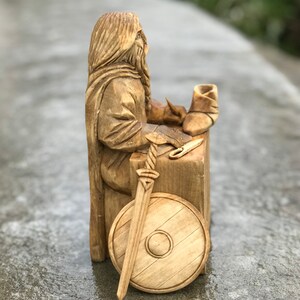 Vidar, the Statue of Vidar, Nordic God, Scandinavian God Vidar, Asatru ...